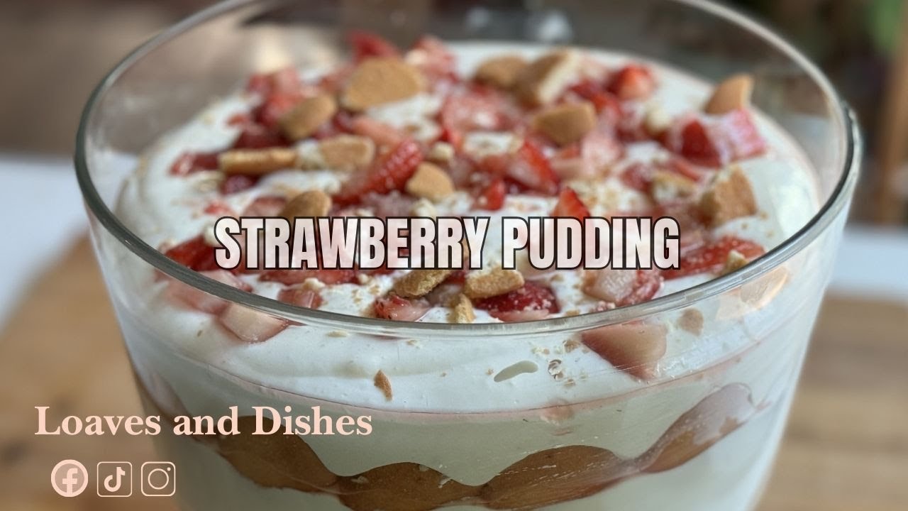 🍓 How to Make Strawberry Pudding | Easy & Delicious Dessert Recipe 🍓 ...