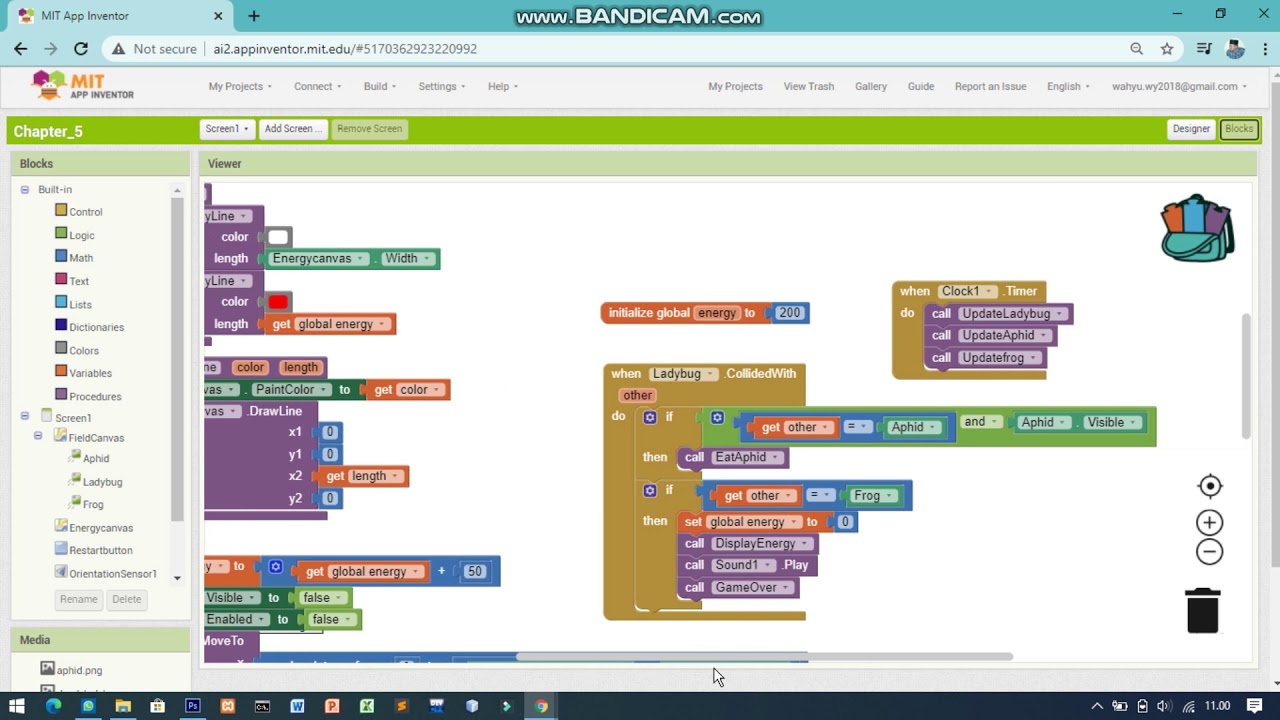 MIT App Inventor (LadyBug) - YouTube