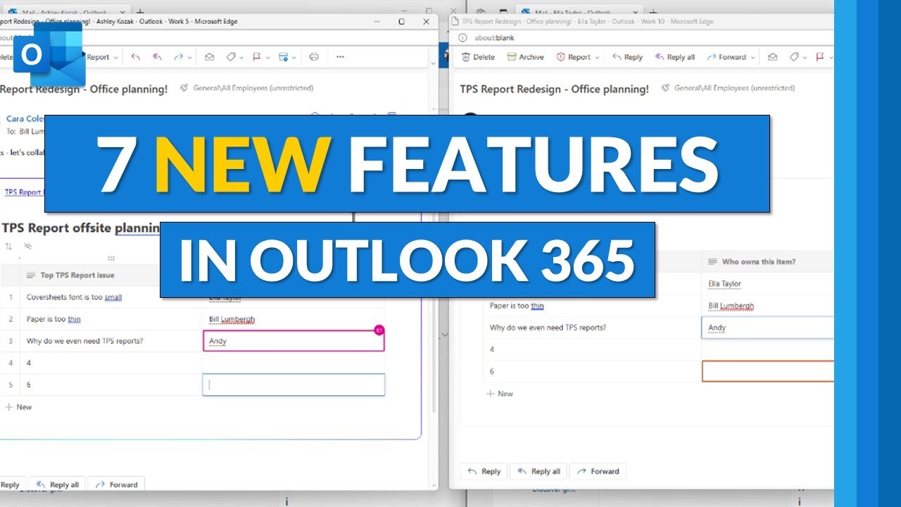 7 New Features In Microsoft Outlook 365 YouTube