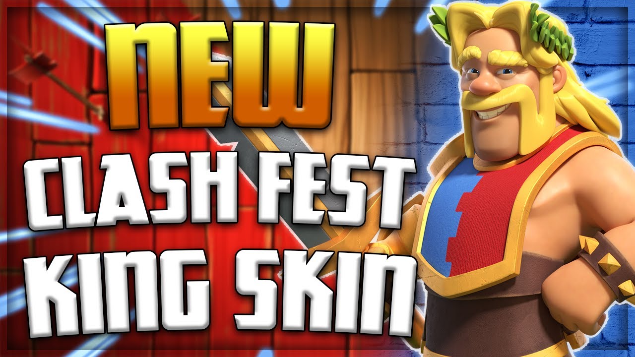 COC NEW KING SKIN | CLASH FEST 2022 | CLASH OF CLANS NEW HERO SKIN ...