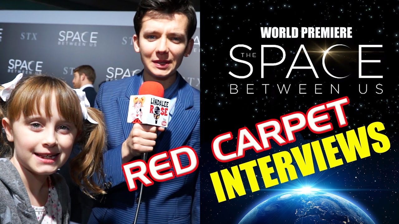 The Space Between Us - Red Carpet Cast Interviews - World Premiere ...