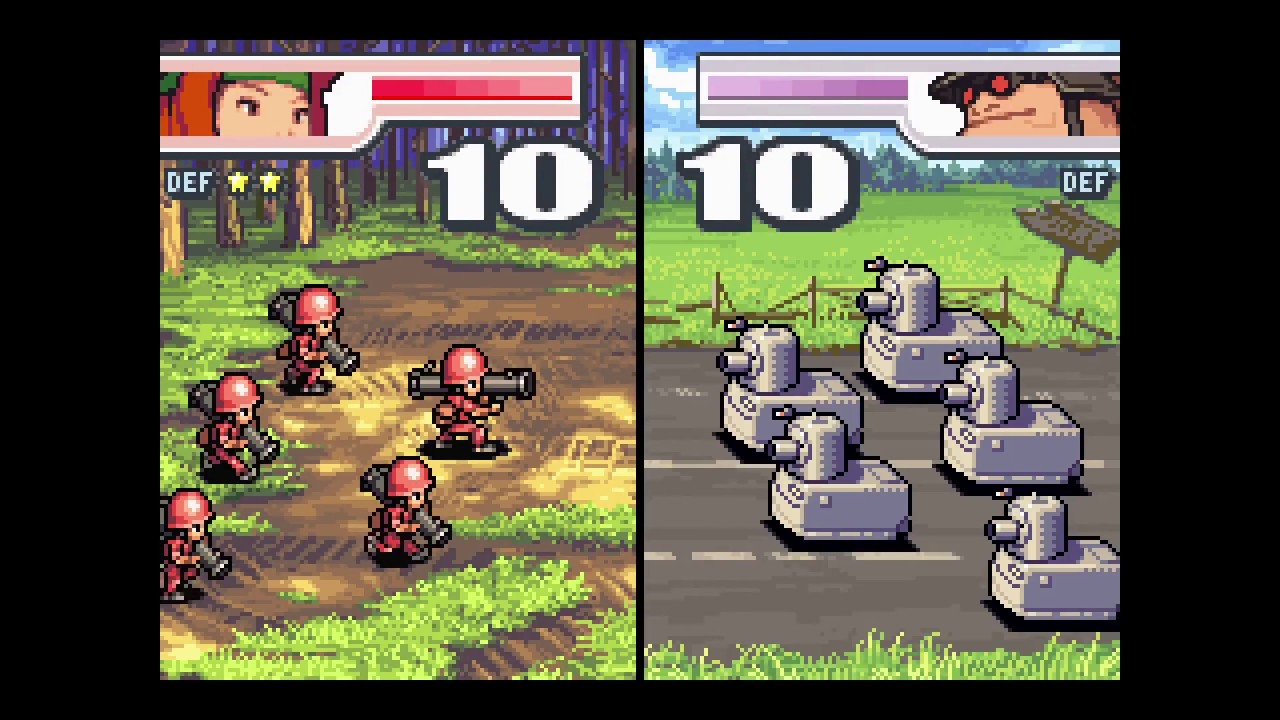 3. (Native 60 FPS GBA) Mission 2: Border Skirmish - Advance Wars 2 ...