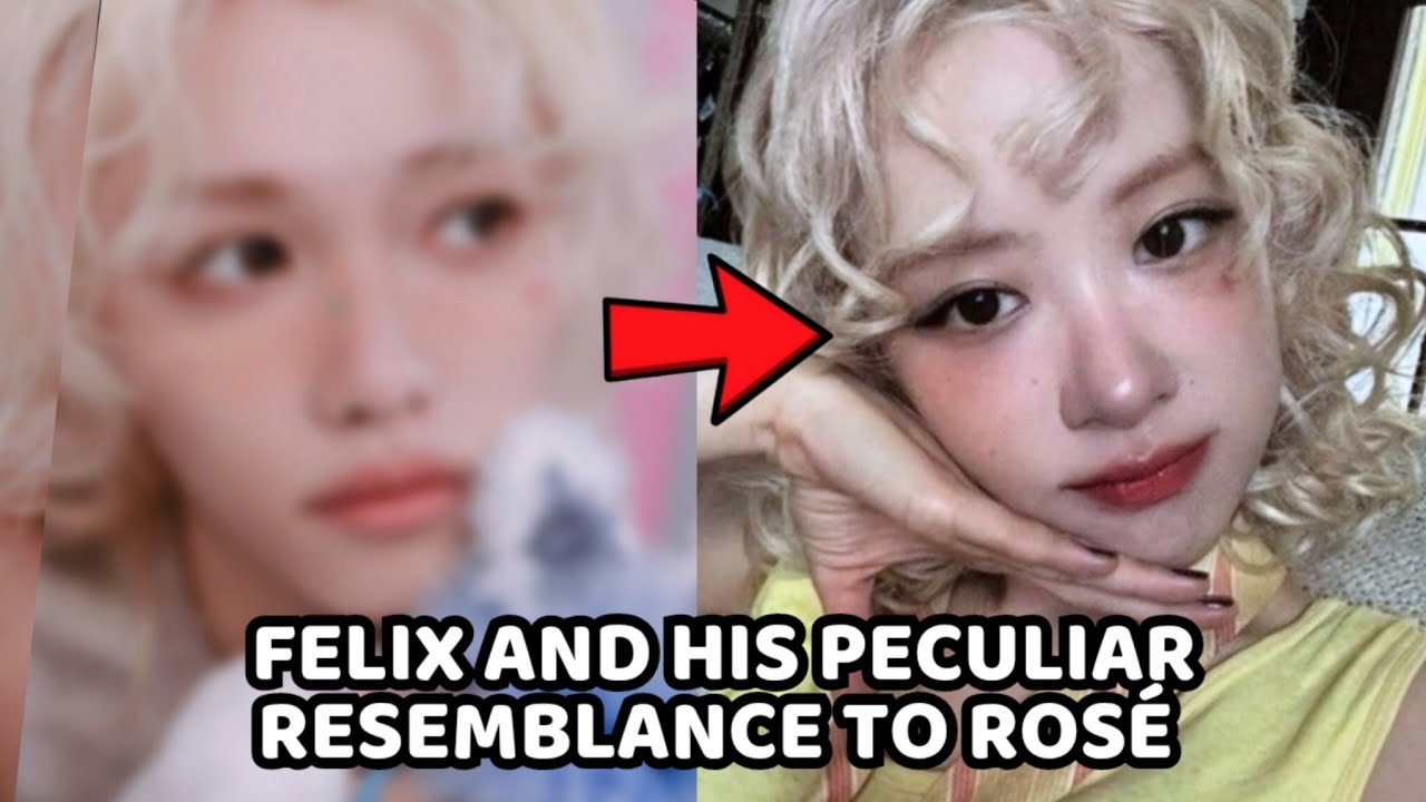 ️ FELIX OF STRAY KIDS GOES VIRAL FOR HIS PECULIAR RESEMBLANCE TO ROSÉ ...