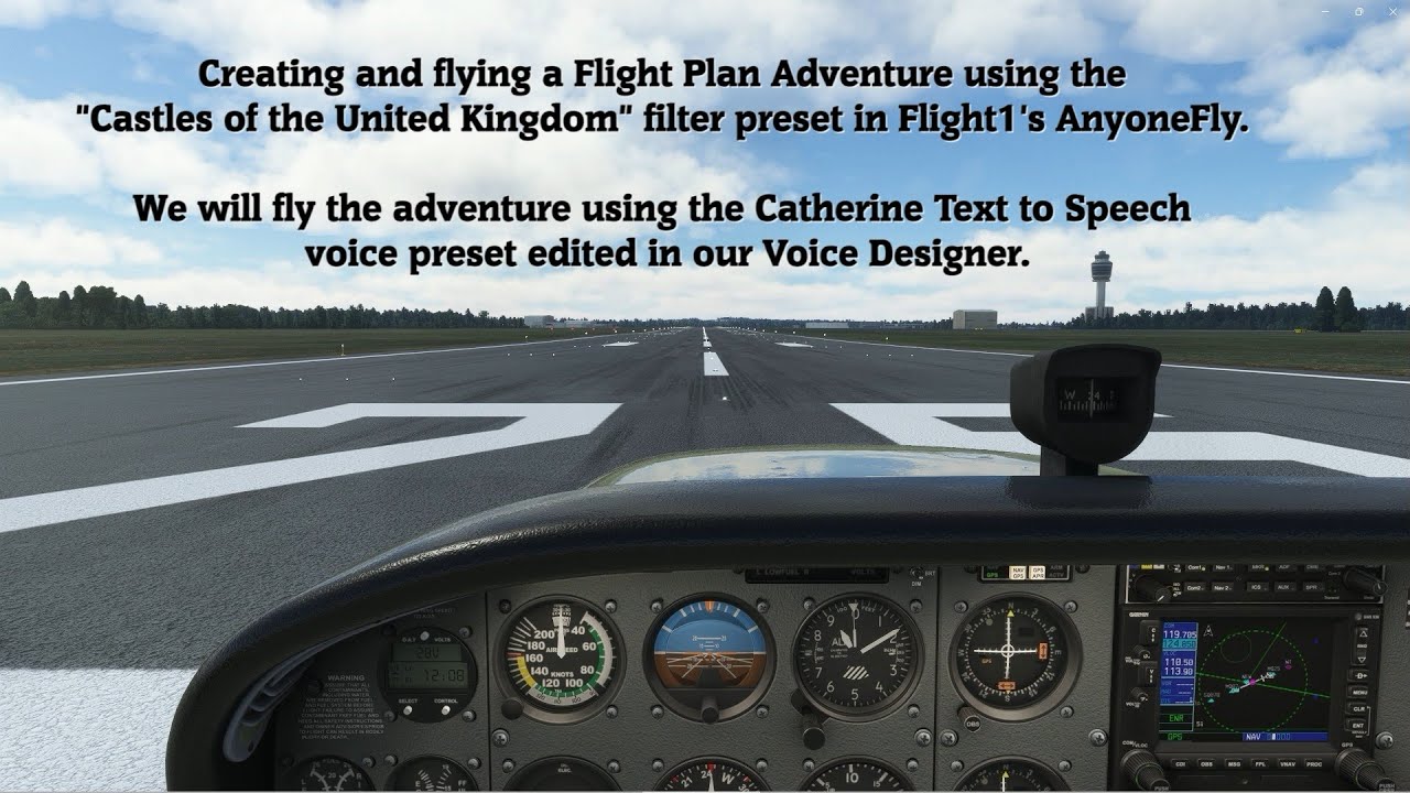 Flight1's AnyoneFly - Creating and Flying a quick Flight Plan adventure ...