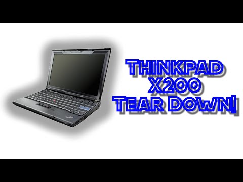 Tear down of the Thinkpad x200!