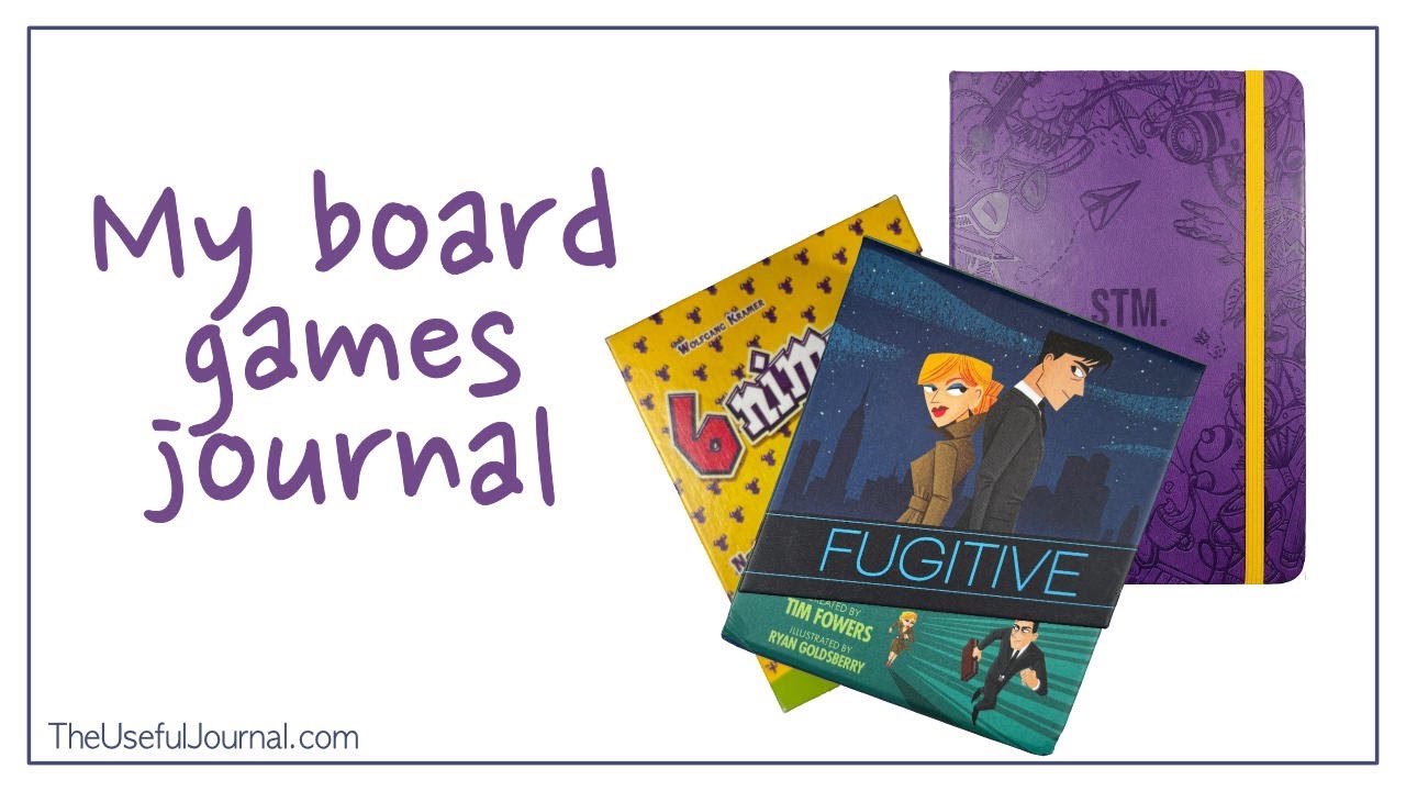 Try the layout of my board games journal for a journal recording your ...