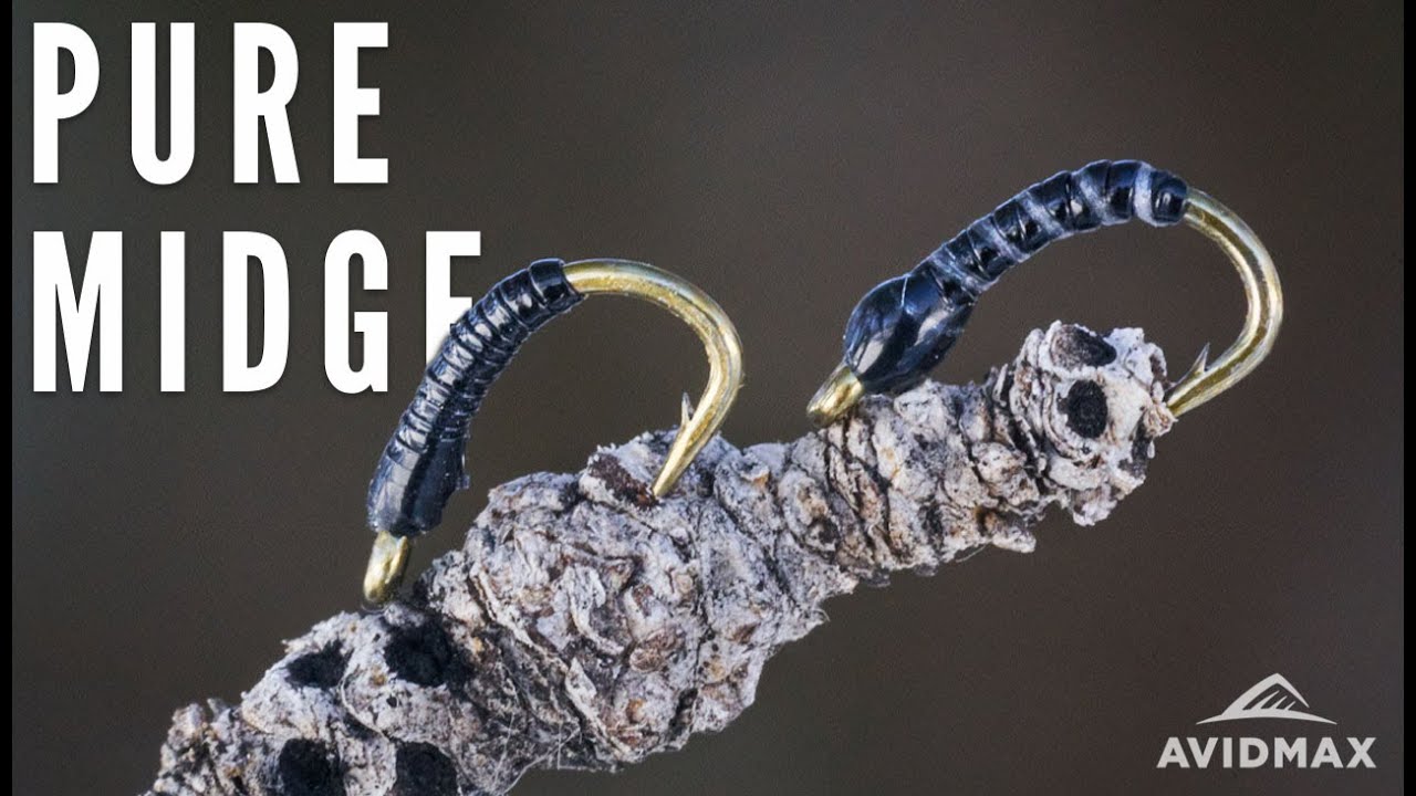 How to tie the Pure Midge | A Beginner Pattern | AvidMax Fly Tying ...