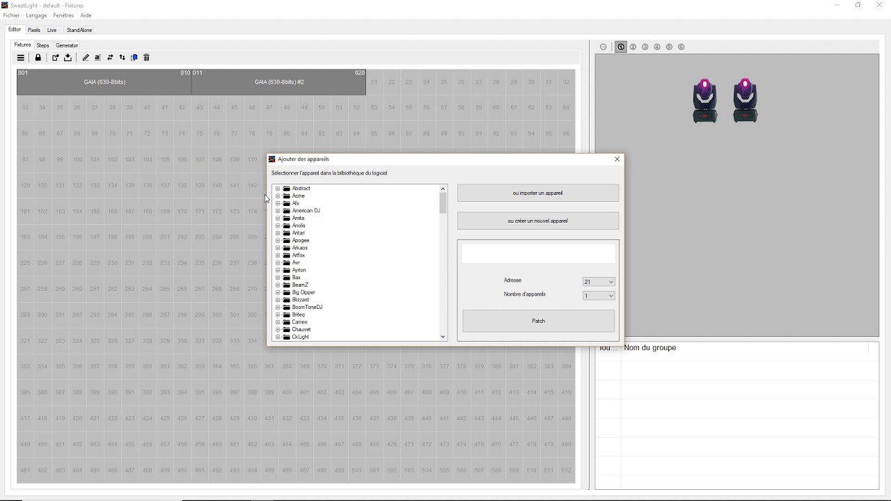 TUTO 1 Sweetlight La base DMX - YouTube