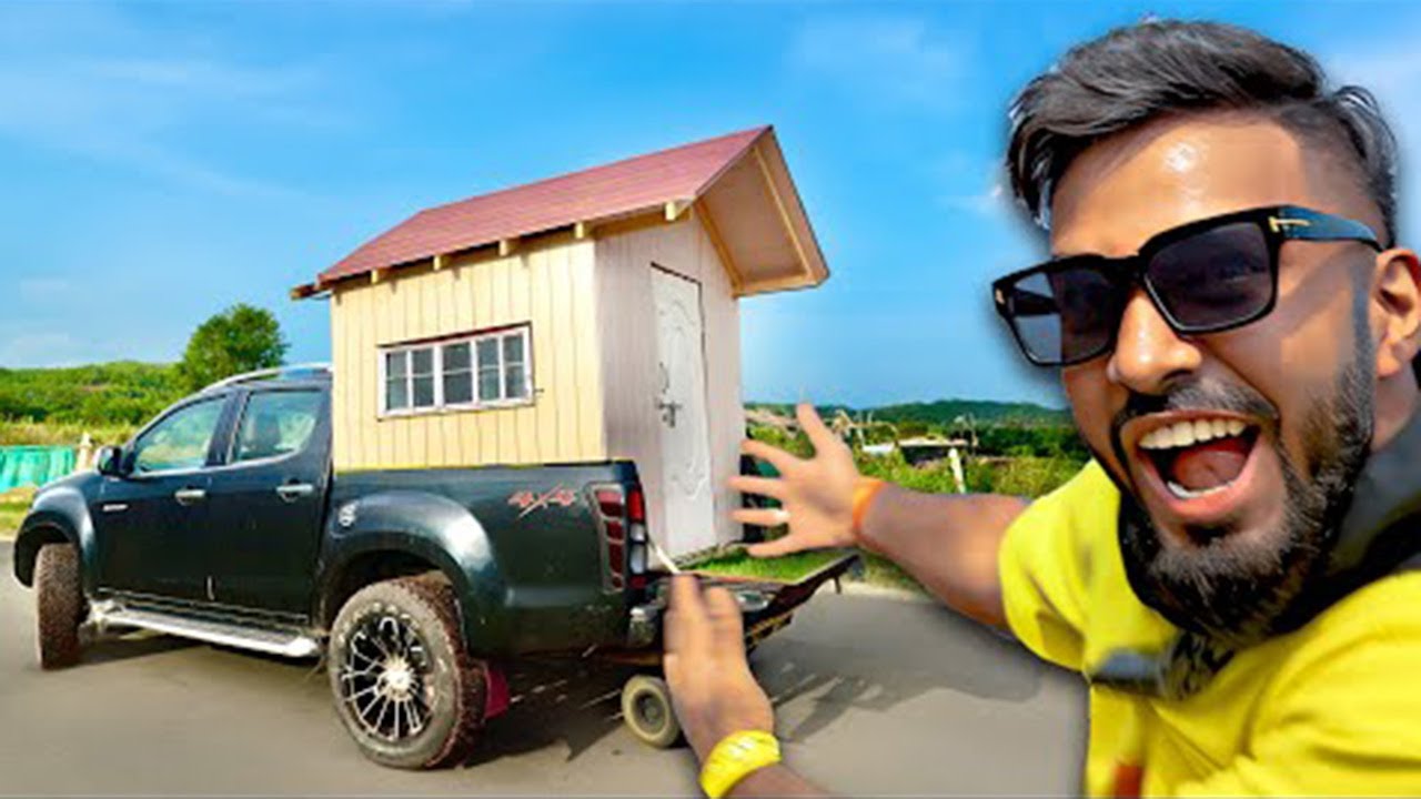 I BUILT A HOUSE ON A CAR - YouTube