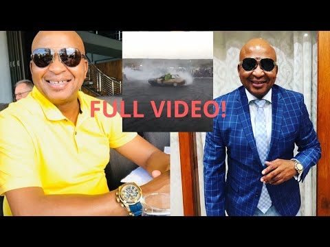 Kenny Kunene gets thrown out of spinning car FULL VIDEO! - YouTube