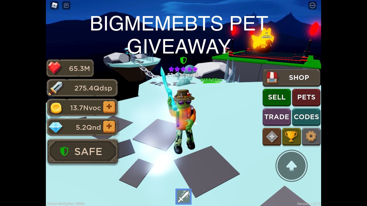 BLADE THROWING SIMULATOR BIGMEMEBTS PET GIVEAWAY - YouTube