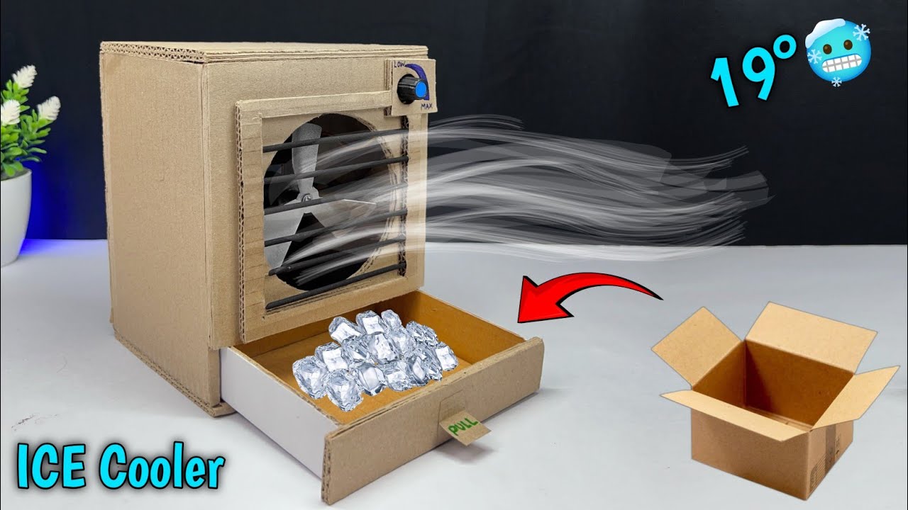 How To Make Cooler With Cardboard || DIY Homemade Cooler || #cooler # ...