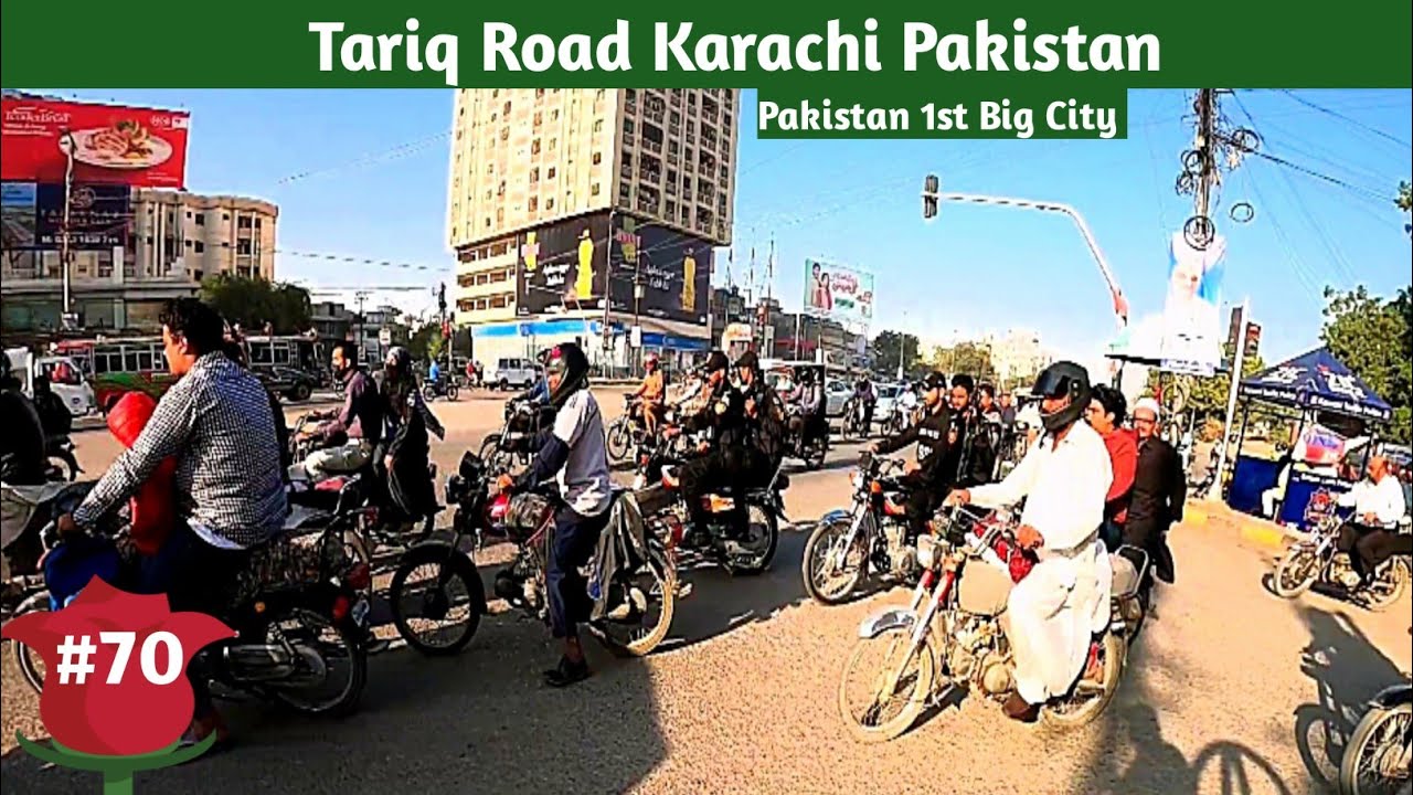 Walking In Tariq Road Karachi #EasyWalks - YouTube