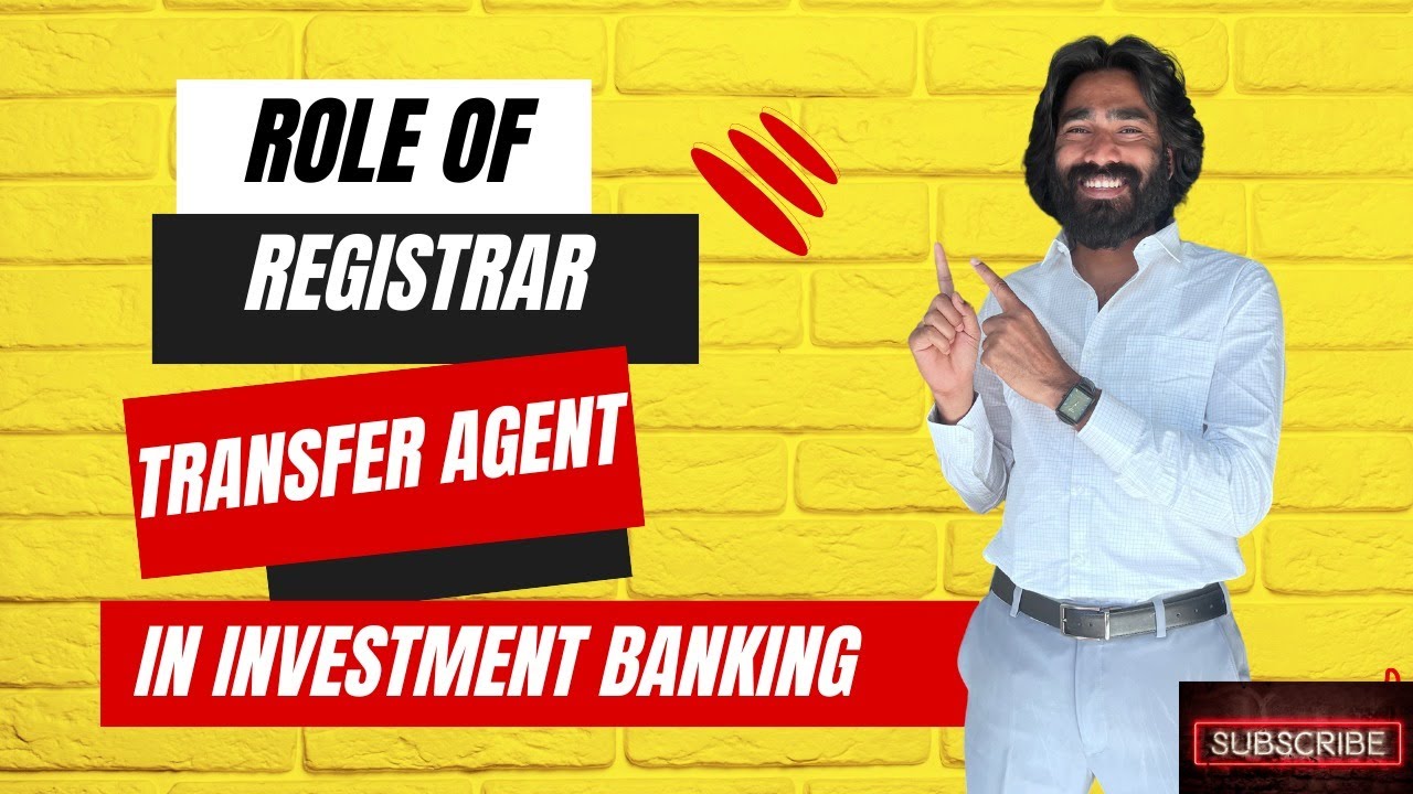 Fund accounting & Investment Banking Registrar and transfer agent in ...