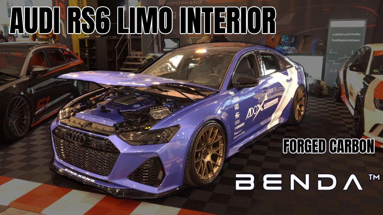 AUDI RS6 LIMO with BENDA Interior forged carbon trim │BENDA - Interiors ...