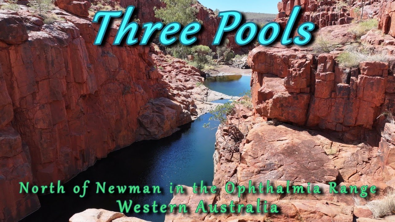 Three Pools, North of Newman in the Ophthalmia Range, Western Australia ...
