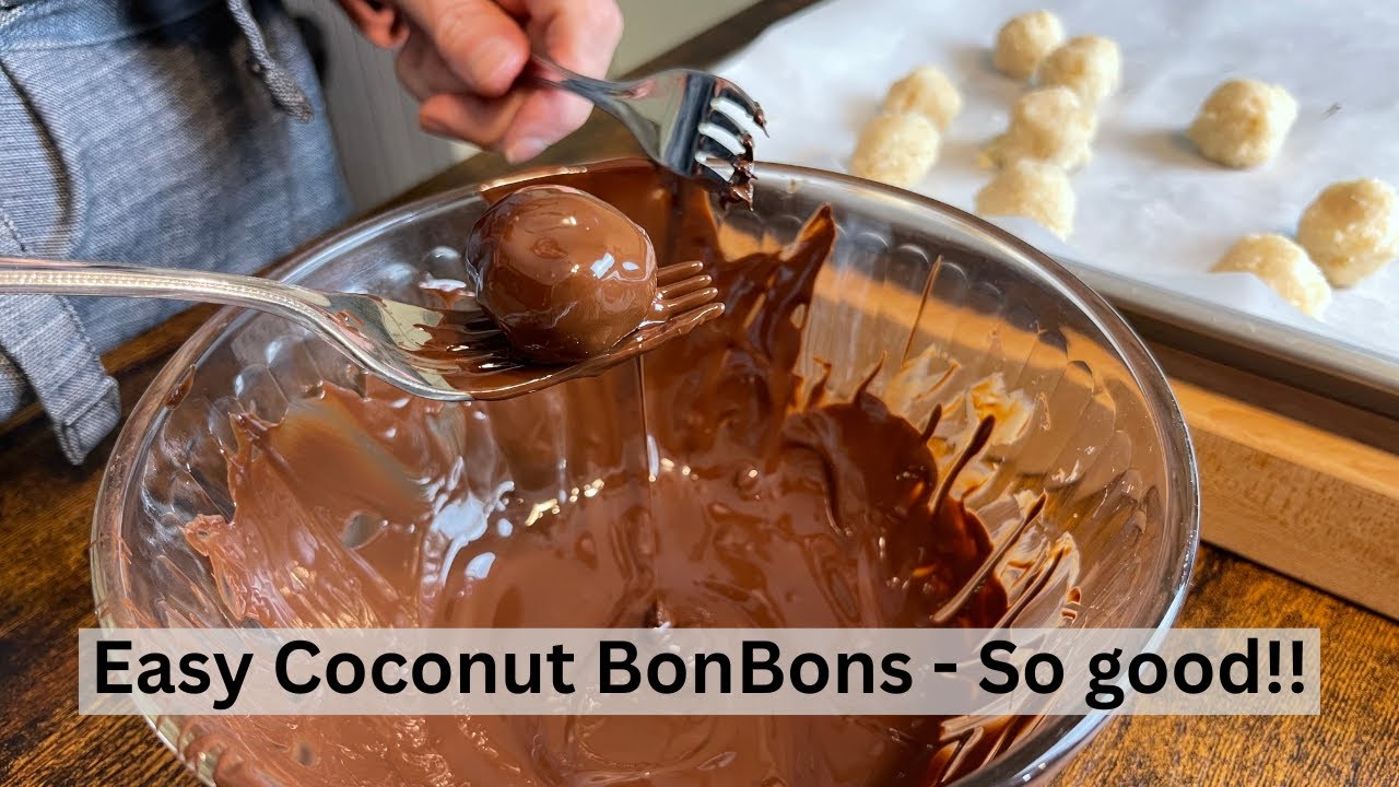 The BEST Coconut Bonbons! Made with Honey - So Perfect for Christmas ...