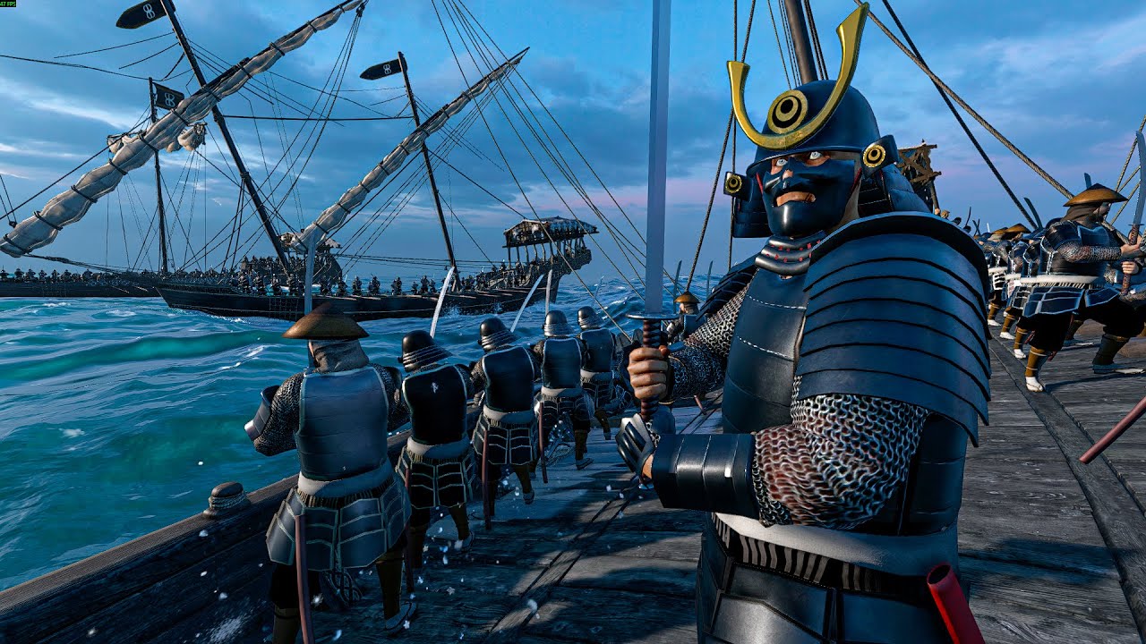Samurai Warships Attack Roman Fleet — Clash at Sea | Mount & Blade II ...