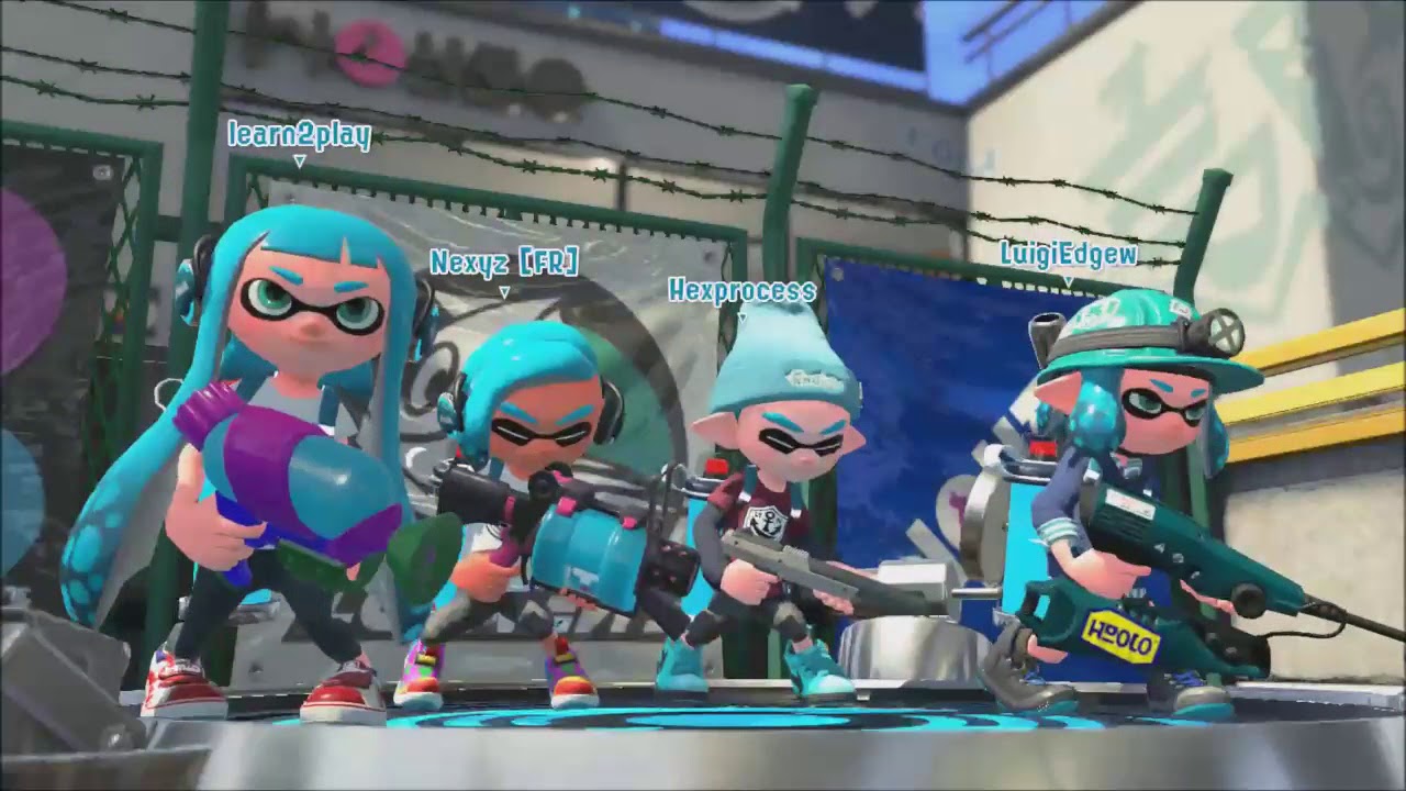 Splatoon 2 (Switch) Custom Jet Squelcher (Sweeper CM) First Look ...