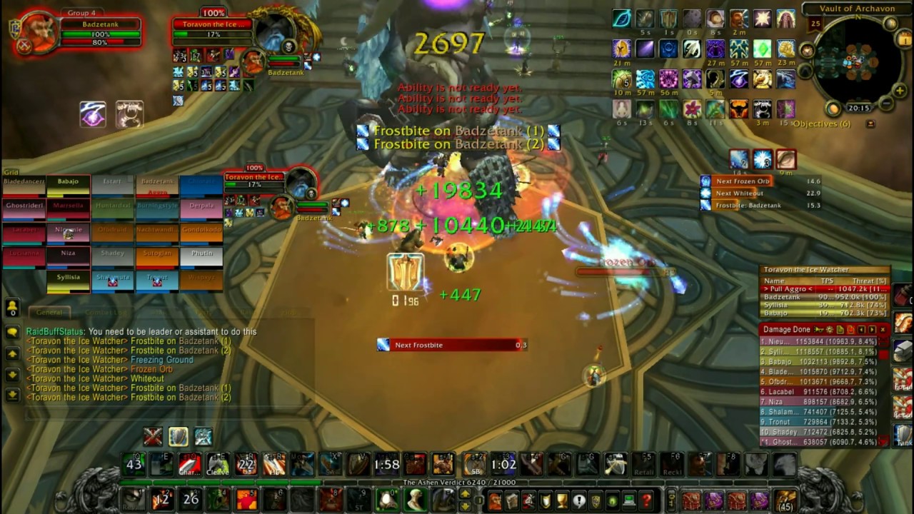 VOA 25 - Toravon the Ice Watcher /Warmane/ Prot Warrior POV - YouTube