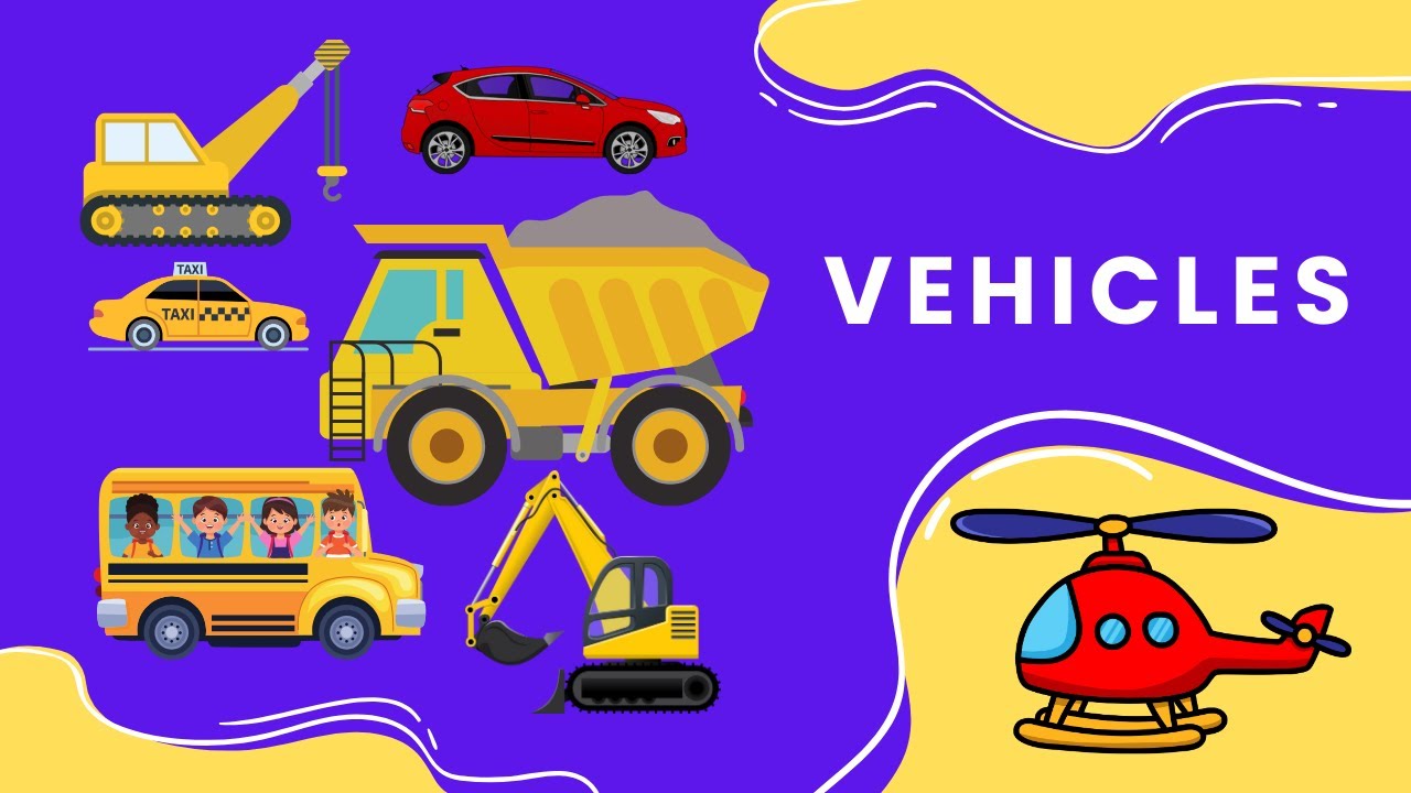Vehicles | Cars | Kids Learning - YouTube
