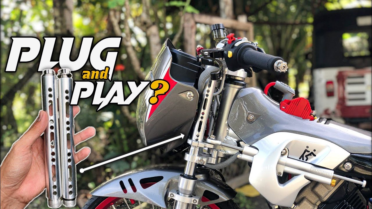 Installing Front shock Alloy Extension to Raider 150 | Dag² detalye for ...