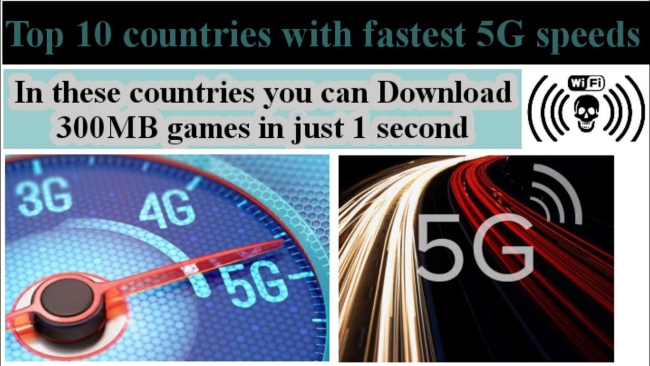Top 10 countries with the fastest 5G speeds | Fastest 5G speed | which ...