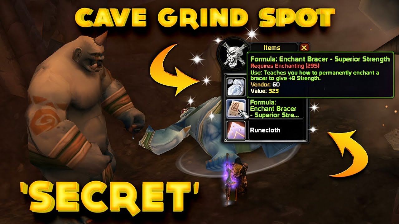 Classic WoW Hidden Grind Spot - How I Made 420 GOLD - 1 Hour with Frost ...