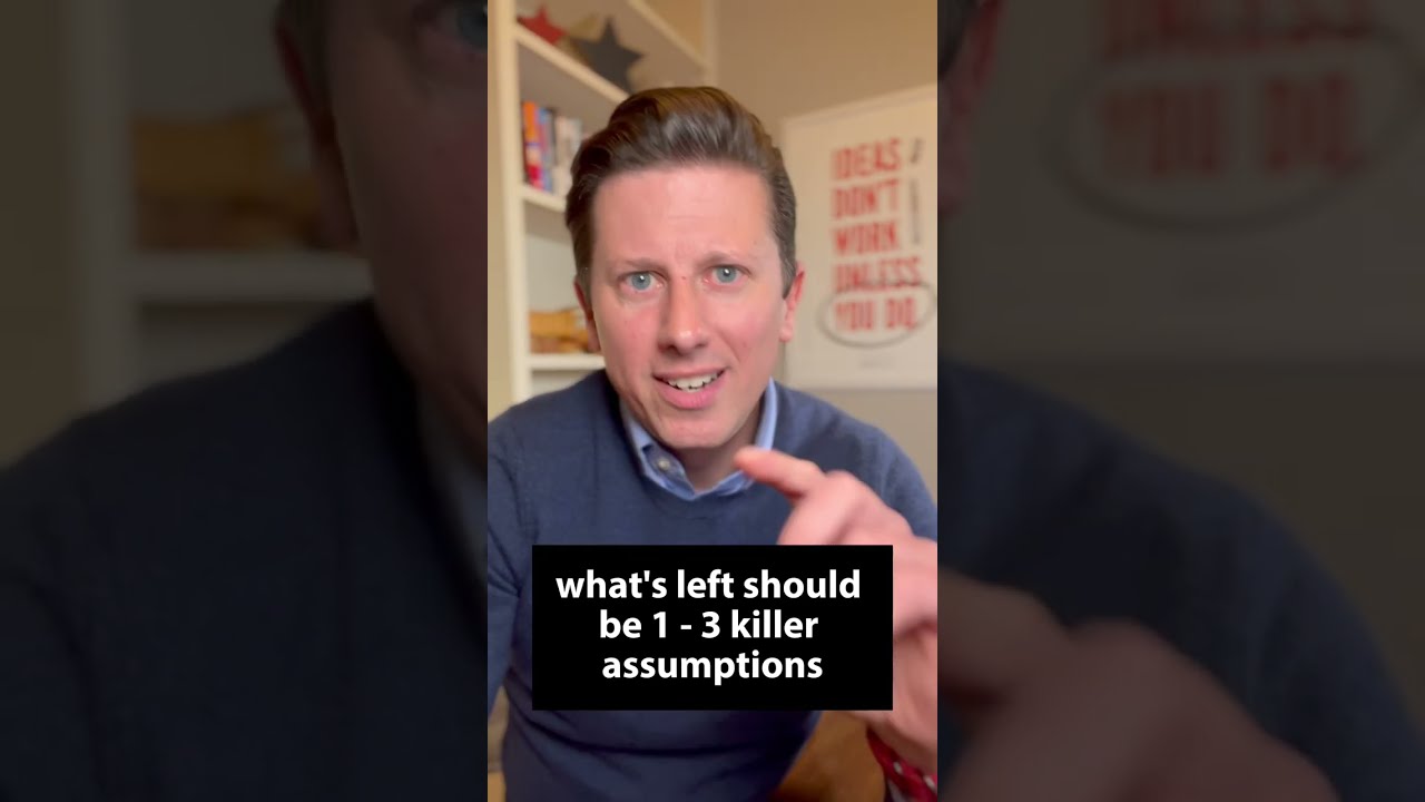 Don't Let Your Assumptions Kill Your Idea! - YouTube