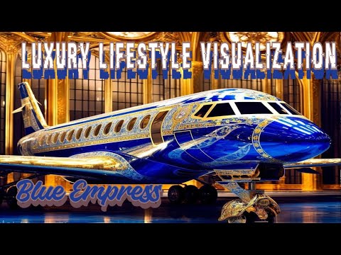 Luxury lifestyle visualization ️ Luxury Private Jet 💙 Blue Empress ...