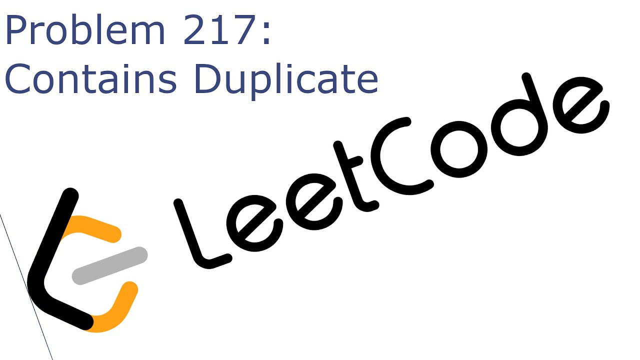 Leetcode Short Rust Vim Problem 217 Contains Duplicate Youtube 5601