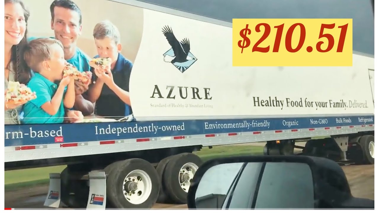 December 2021 Azure Standard Haul | Azure Standard Haul 2021 - YouTube