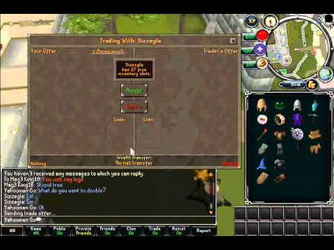 runescape how to scam people the real way 20m/hour - YouTube