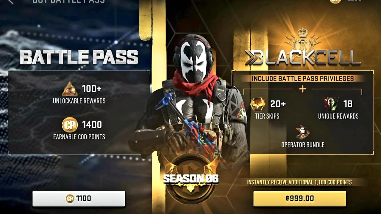 Call of duty Warzone mobile:เติมแบทเทิลพาสซีซั่น6 SPAWN - YouTube