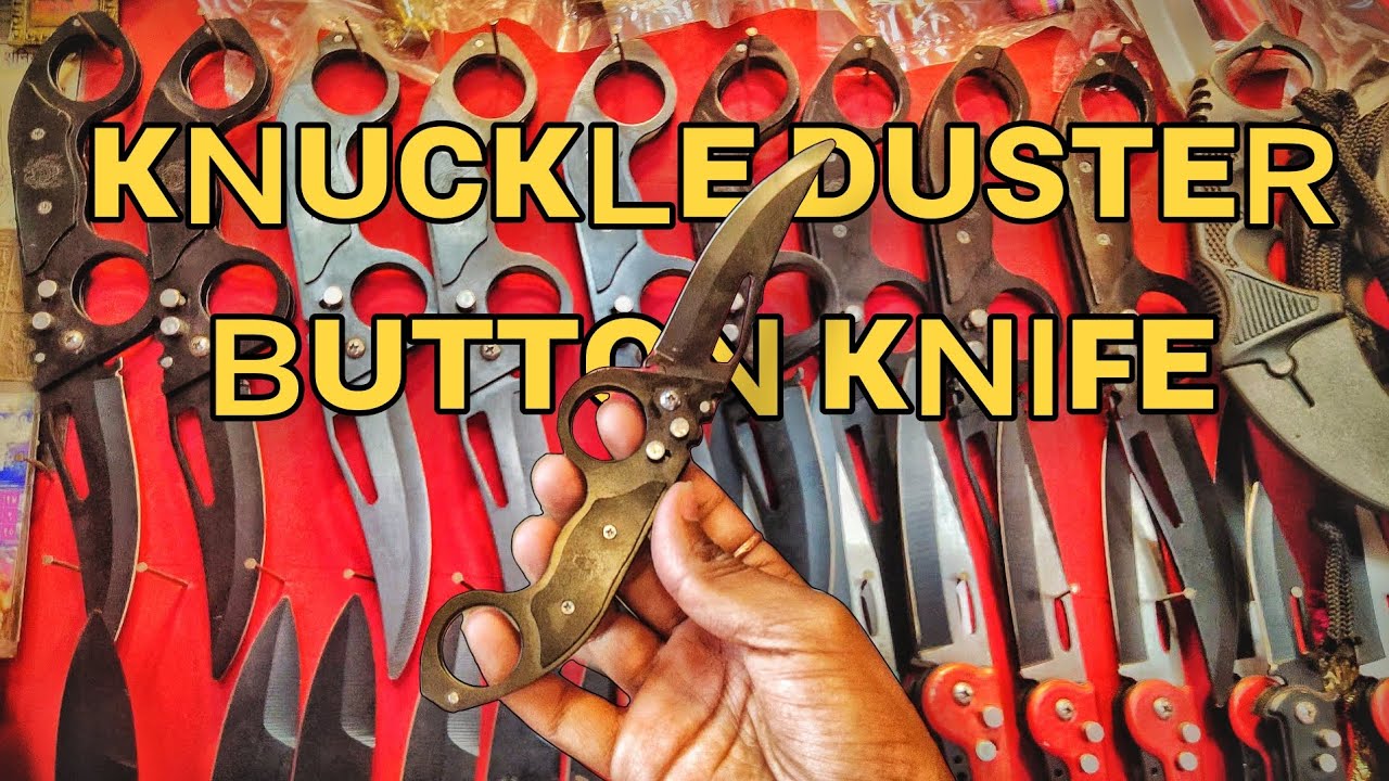 Unique Design, 🥷 || Knuckle Duster Knife, 🔪🔪 || In Indian Sword Market ...