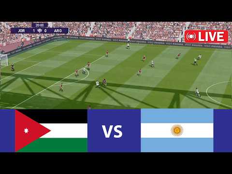 🔴BTV LIVE: Argentina vs Jordan | Argentina Football Match Live | PES 21 Simulation Gameplay
