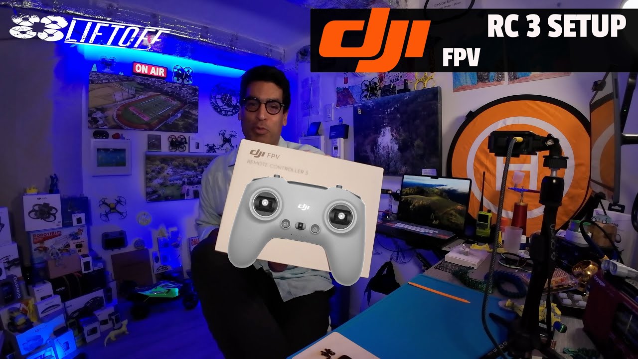 DJI FPV Remote Controller 3, Remote controller 3 setup, how to put dji ...