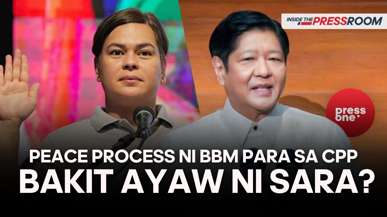Bakit tutol din si SARA DUTERTE sa PEACE PROCESS ni BBM para sa CPP ...