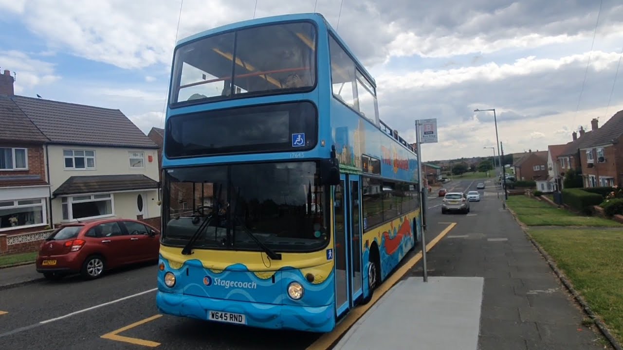 VINTAGE BEAST! | Dennis Trident ALX400 17645 (W645 RND) | Stagecoach NE ...