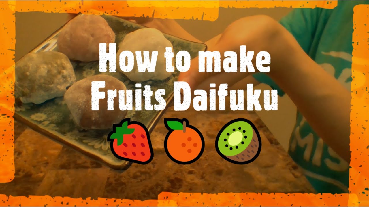 How to make Fruits Daifuku🍓 - YouTube