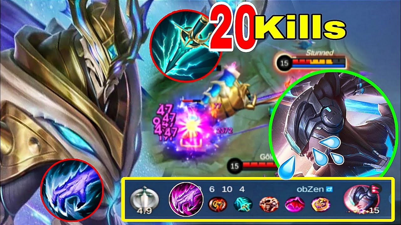 ZHASK‼️FINALLY BEST FIRST ITEM BUILD |ZHASK NERF MLBB #mlbbzhask # ...