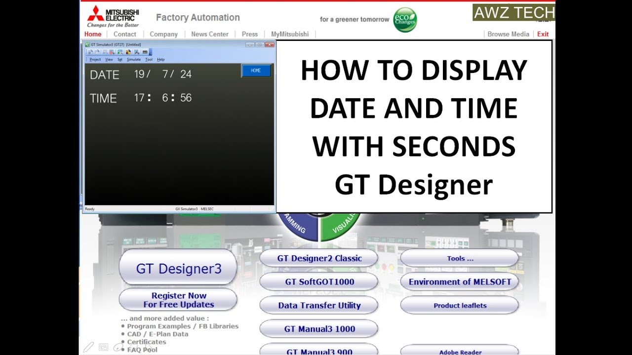 HOW TO DISPLAY DATE AND TIME WITH SECONDS GT Designer YouTube how-to-display-date-and-time-with-seconds-gt-designer-youtube