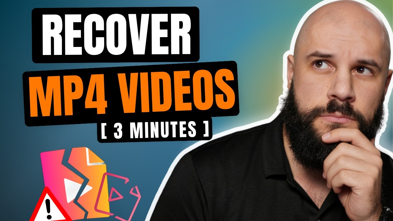 Recover & Repair Corrupted MP4 Video Files (3 Min Guide) - YouTube