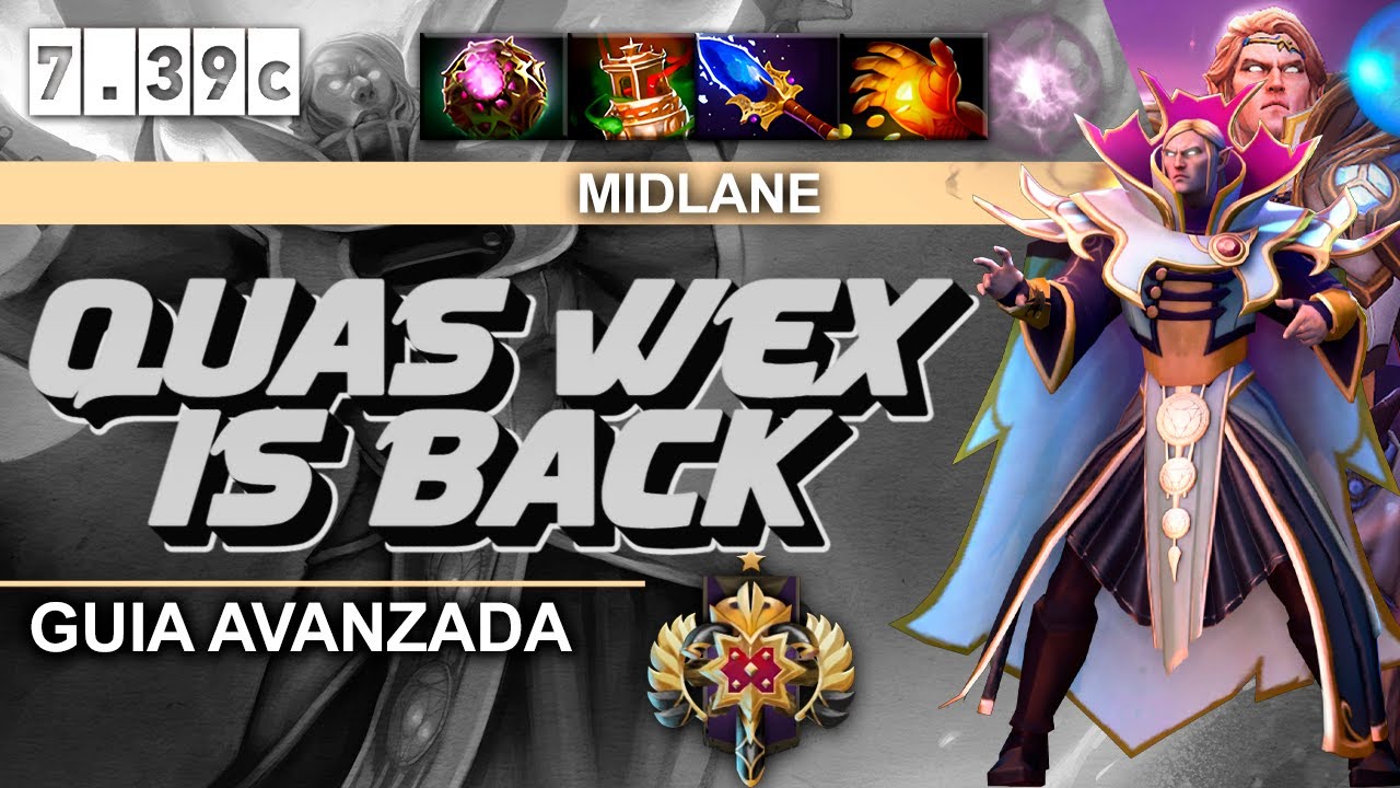 EL INVOKER QUAS WEX HA VUELTO EN EL NUEVO PARCHE - MIDLANE - YouTube