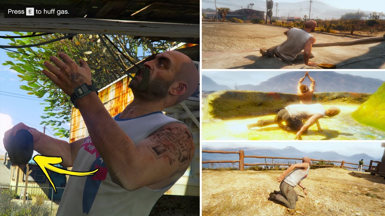 You Always Liked Gasoline, Trevor! - All Trevor Huffing Gas Dialogues ...