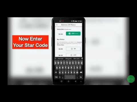 how to use a star code in roblox - YouTube