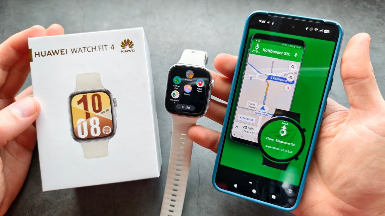 Google Maps Navigation on Huawei Watch Fit 4 ? - YouTube