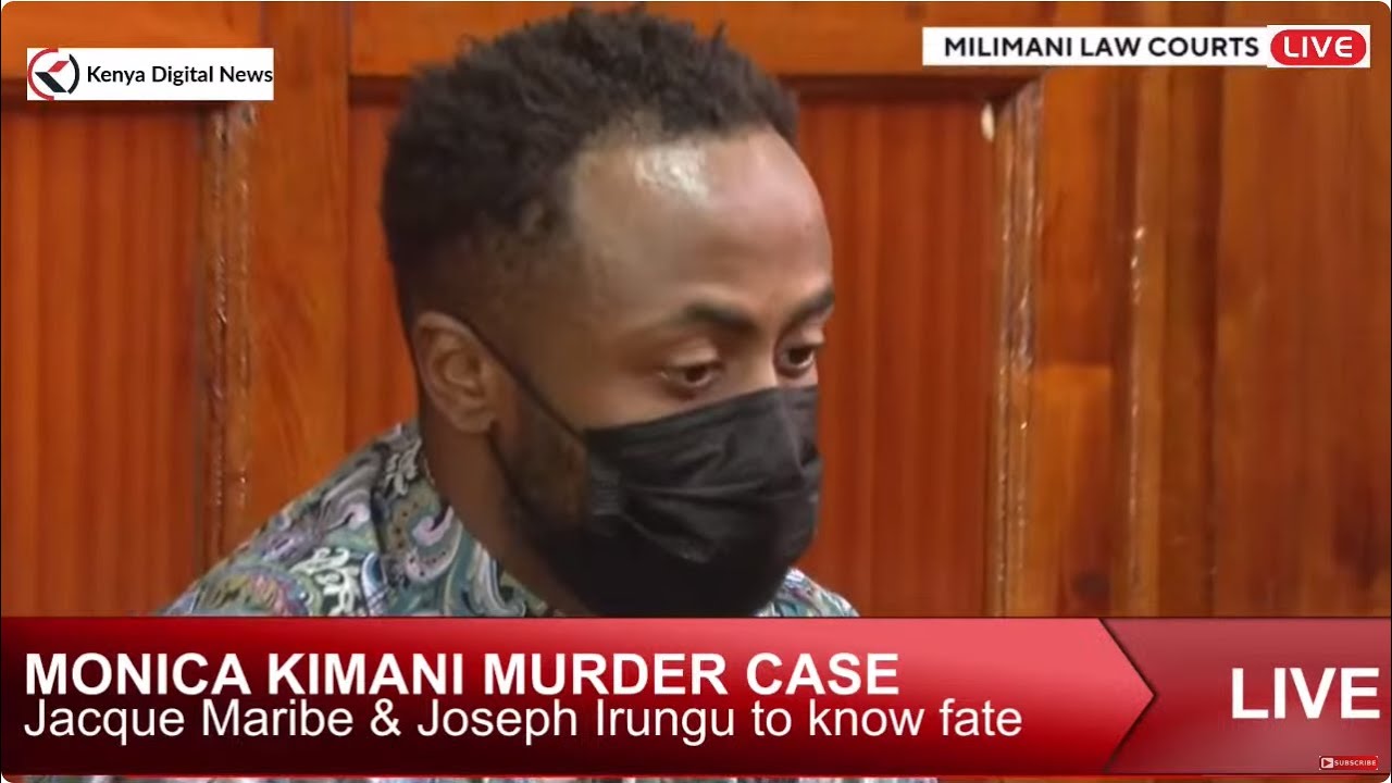 Jowie Irungu cries in court as he is found guilty in Monica Kimani ...