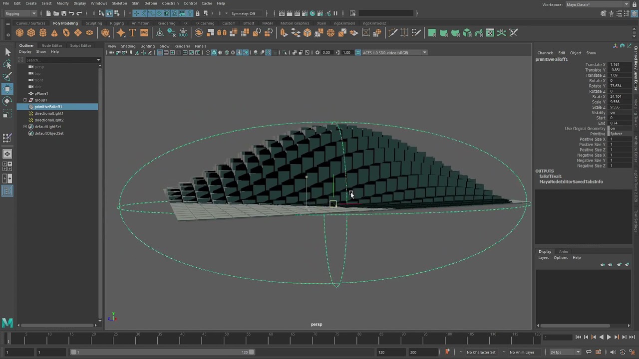 Maya 2022 Falloffs: Get Per-Vertex Values - YouTube
