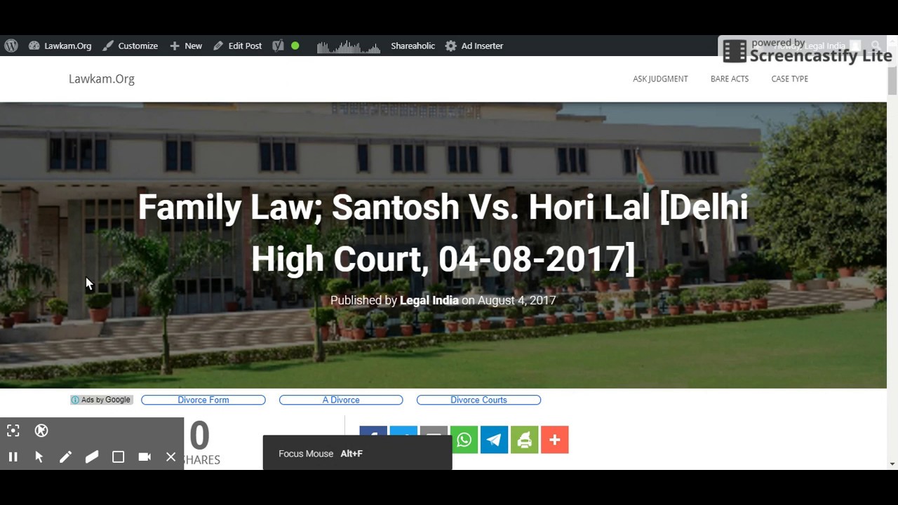 Concept of Mental Cruelty; Samar Ghosh v. Jaya Ghosh, (2007) 4 SCC 511 - YouTube